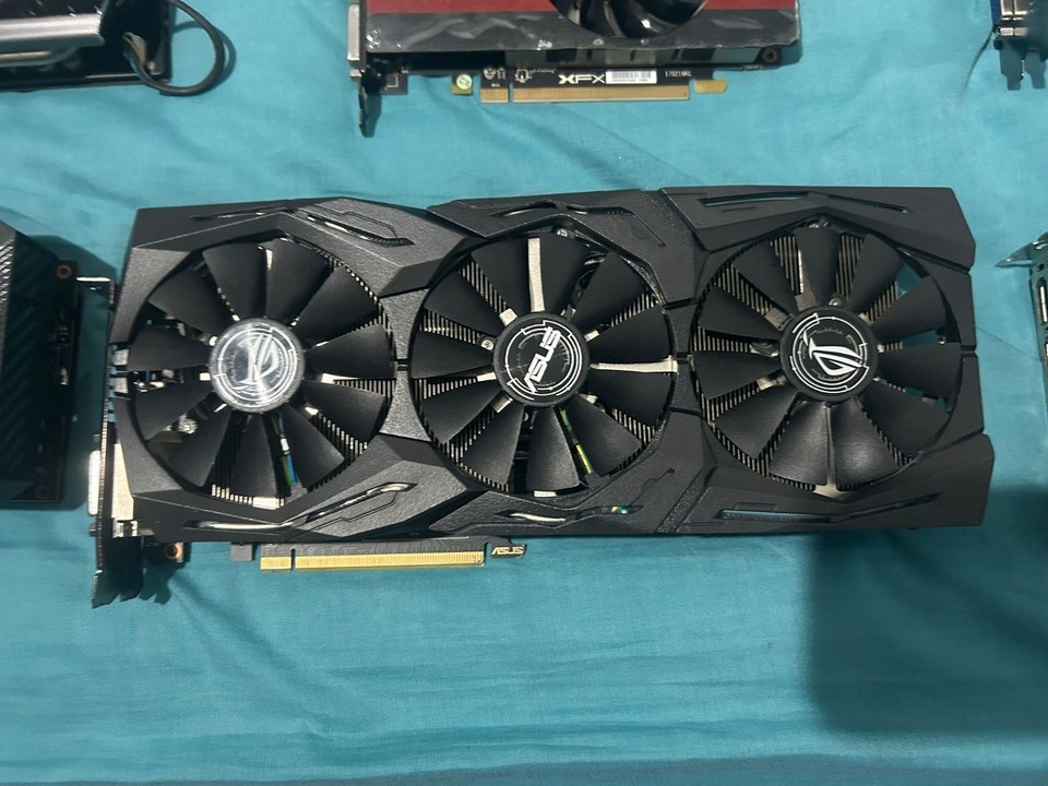 ASUS RTX 2070 SUPER 8 GB - ASUS ROG STRIX RX 580 8GB - 7 GRAPHICS CARDS ...