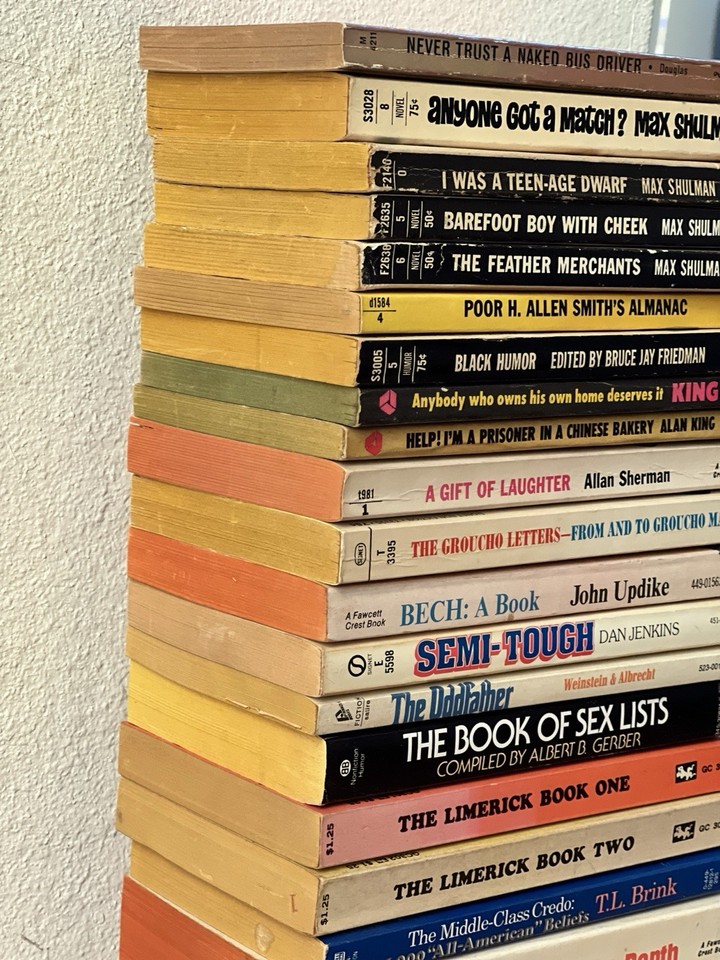 Lot 30 Vintage Adult Dark Humor Black Comedy Sex Dirty Jokes Paperback ...