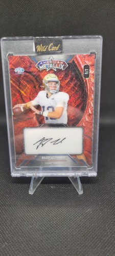 2024 Wild Card Metallix - Riley Leonard 1/1 Auto | eBay