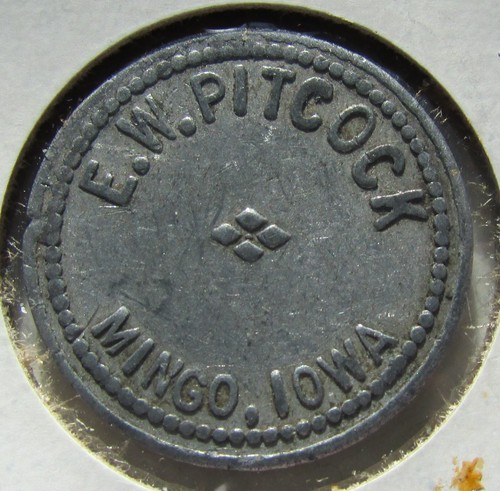 Mingo IOWA token Good for 2 1/2c in trade E.W. Pitcock | eBay