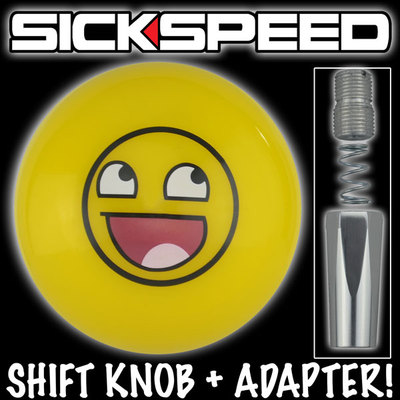 COLORED AMAZING SMILEY SHIFT KNOB CORVETTE AUTO/AUTOMATIC GEAR SHIFT ...
