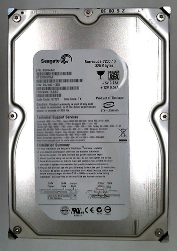 320 GB SATA Seagate ST3320620AS FW 3.AAD 2MB PUFFER 2900005527947 | eBay
