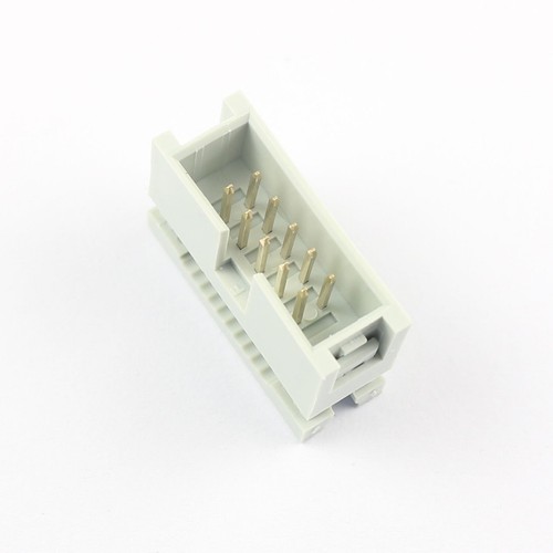 5Pcs 2.54mm 0.1" Pitch 2x5 Pin 10 Pin IDC Male Box Header Flat Cable ...