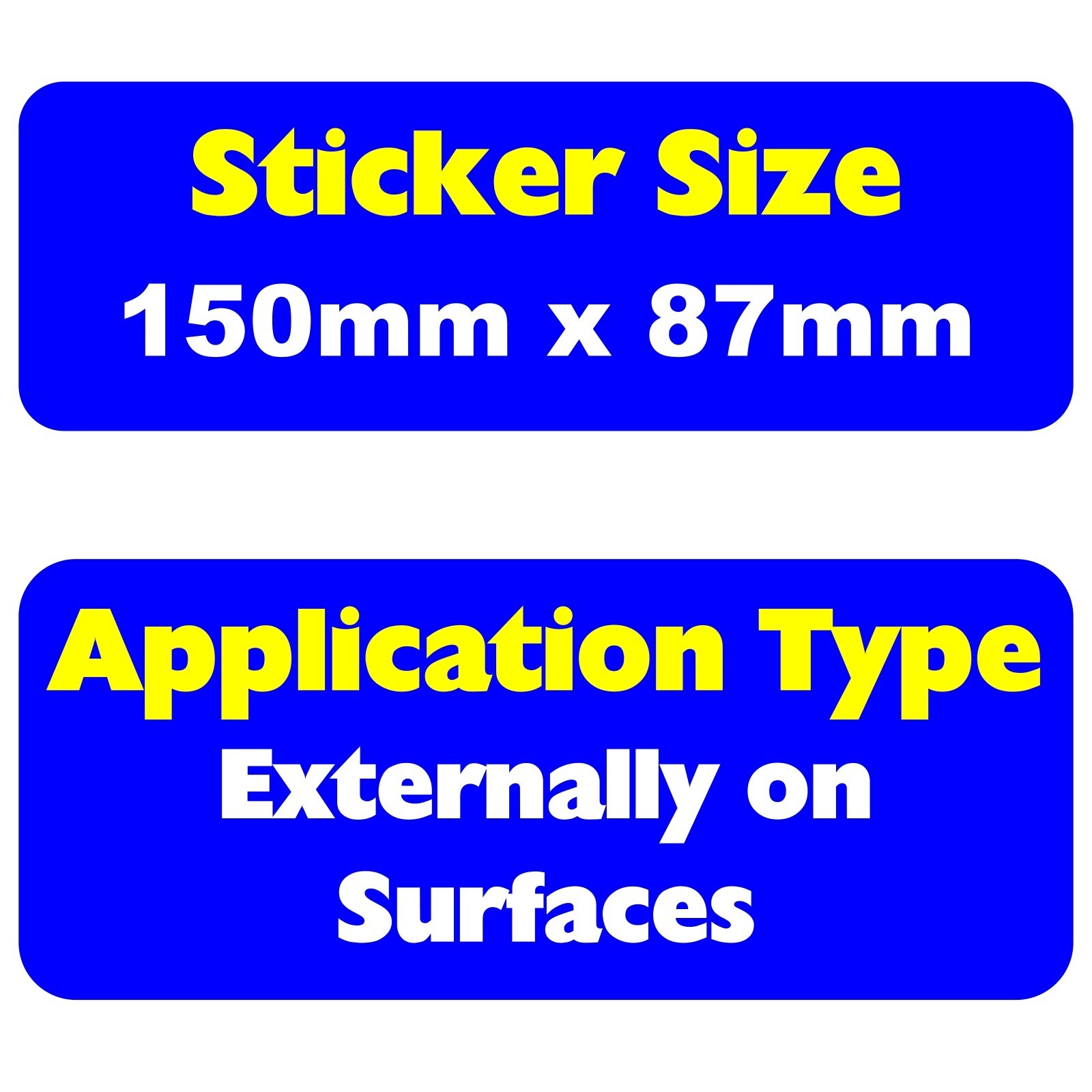 4 x Large CCTV Camera Security Warning Window Stickers-Monitored ...
