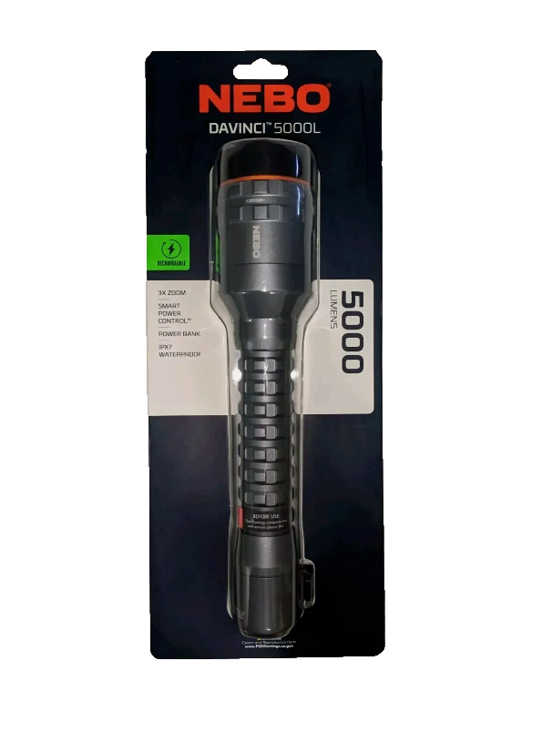 Nebo DaVinci 5000 Lumen Flashlight - Free Ship | eBay