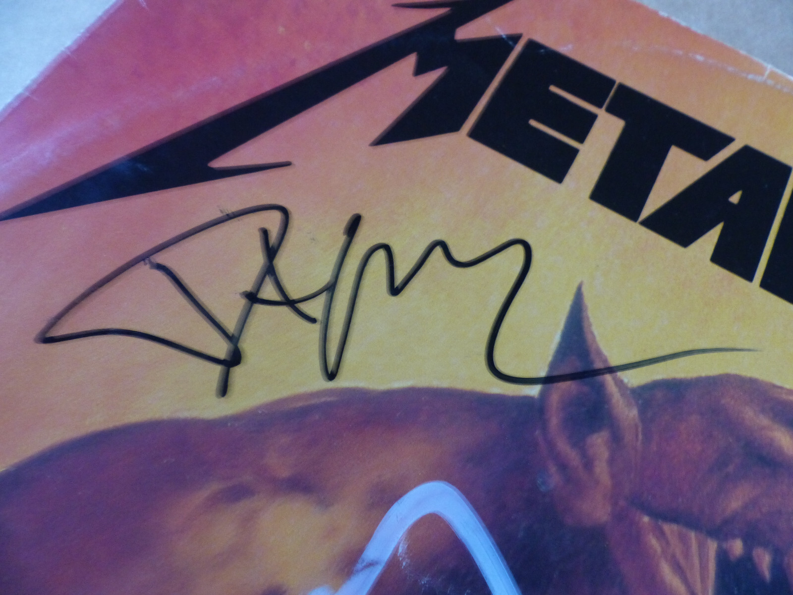 METALLICA signed Autograph "JUMP IN THE FIRE" autographed Vinyl LP | eBay