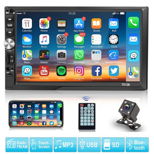 7 Inch Android Double Din Car Stereo Radio Touch Screen Bluetooth Car ...