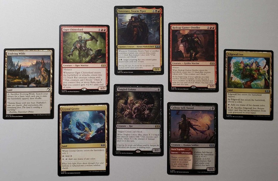 MTG Wilds of Eldraine Commander EDH Totentanz Swarm Piper Deck | eBay