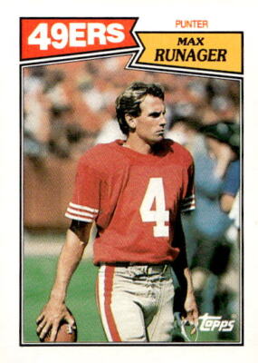 1987 Topps Football Max Runager #118 | eBay