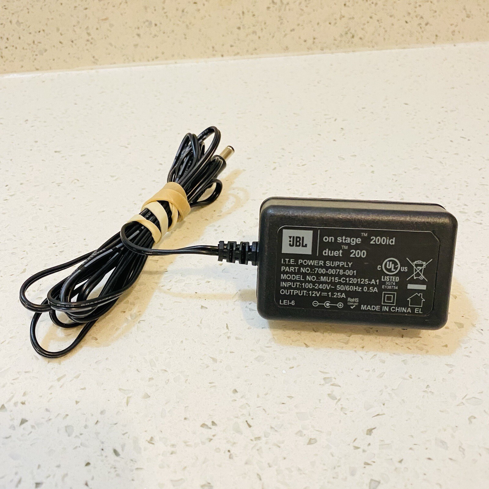 Original JBL Radial Micro Charger AC Power Adapter MU15-C120125-A1 12V ...