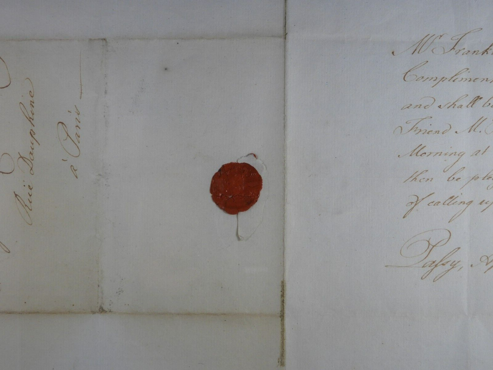 Benjamin Franklin - 1778 Autograph Letter Signed - Views Electrical ...