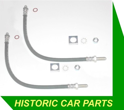 Flexible Front Disc BRAKE HOSE KIT & Fixings for MGB & MGBGT 1.8 1962 ...