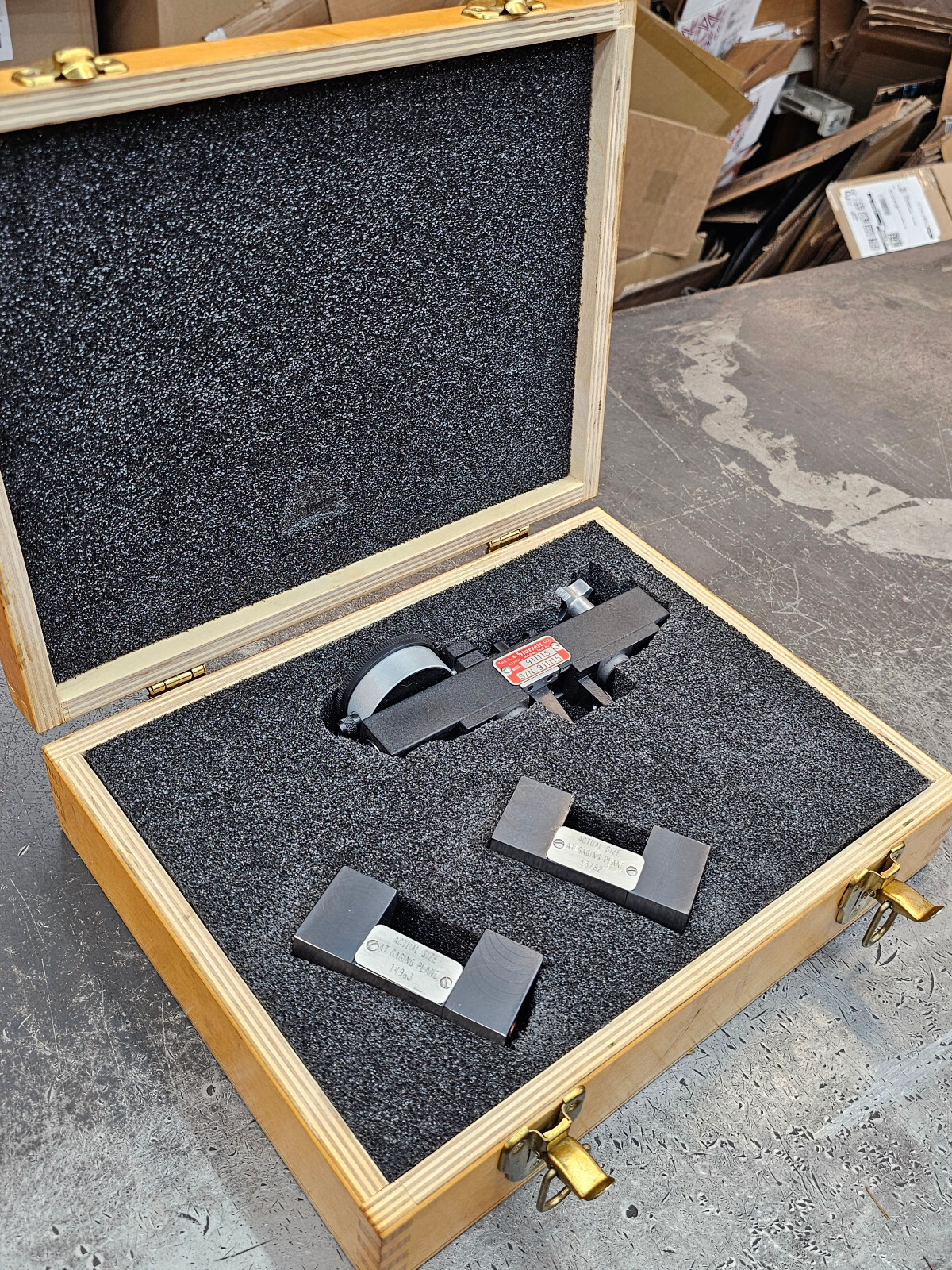 Starrett Model 911115 Gage Setting Calibration W/Standards 25-161-617 ...