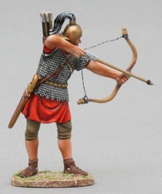 Ancient Roman Bow And Arrow