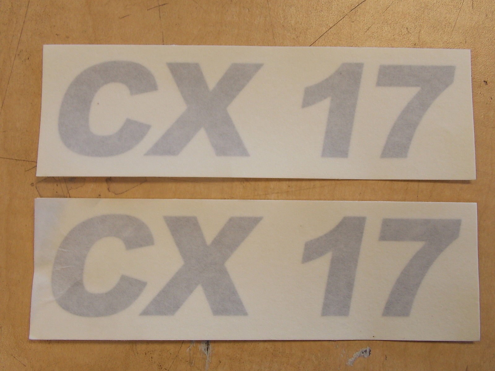 CRESTLINER CX 17 DECAL PAIR (2) 6 1/8" X 1 1/2" U25452-01 / 171300 ...
