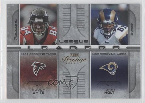 2008 Prestige League Leaders Foil /100 Roddy White Torry Holt #LL-15 | eBay