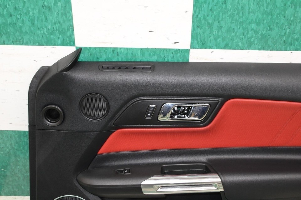 15-20 Mustang Coupe Black Red Passenger Right RH Interior Door Trim ...