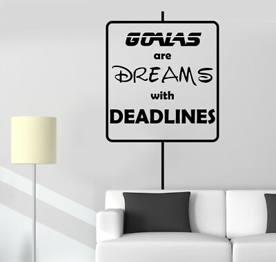 Wall Decal Words of Wisdom Inspiring Windows Dreams Vinyl Sticker ...