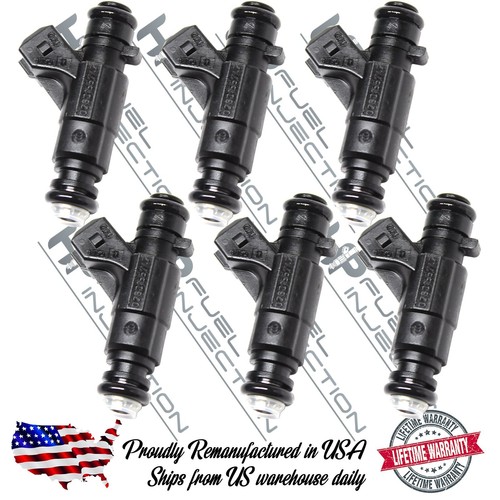 6Pcs OEM Bosch Fuel Injector Set 0280155742 Mercedes Benz 2.8L C36 AMG ...