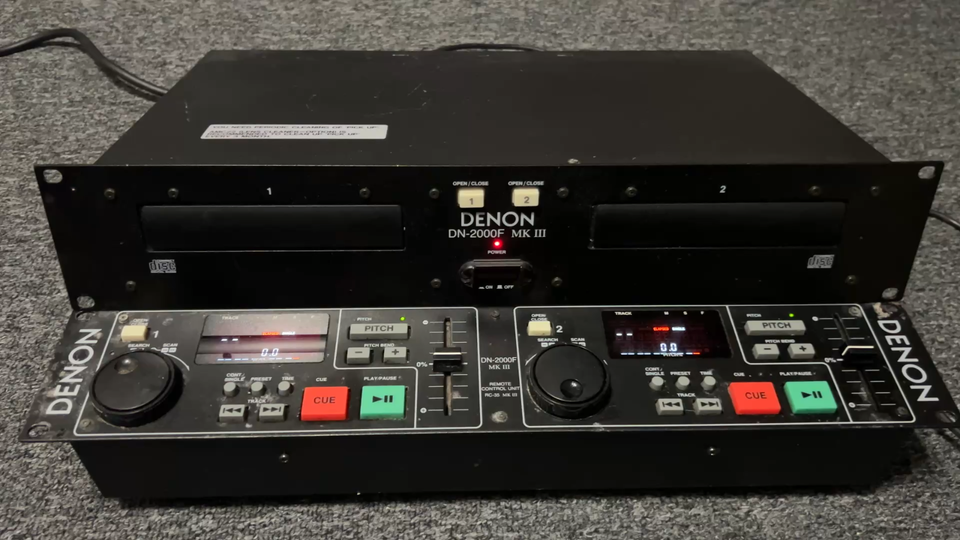 Denon DN-2000F MK3 Double CD Player And Remote Control Unit SEMI ...