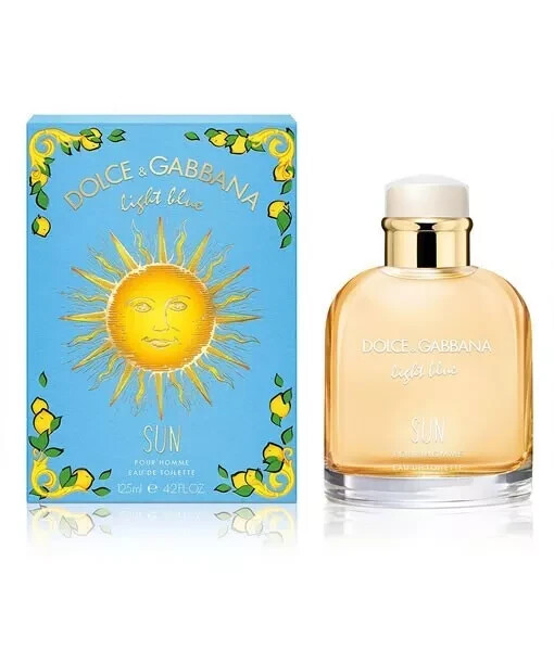Light Blue Sun by Dolce & Gabbana EDT Men 4.2Oz. Factory Sealed(&1 free ...