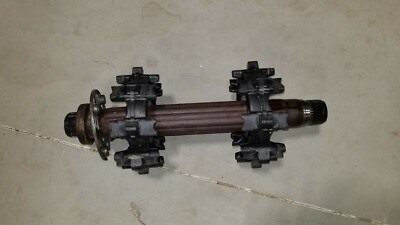 09 Skidoo MXZ REV-XP Snowmobile Track Drive Shaft Cogs Drivers Bearing ...