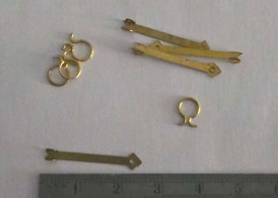Ship Model Fittings Parts 4 Brass 24mm Chainplate straps for 5mm ...