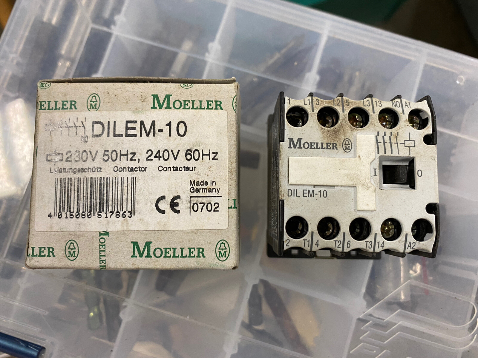 NEW OLD STOCK! MOELLER 230V / 240V 50 HZ / 60 HZ COIL CONTACTOR DILEM ...