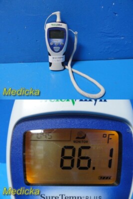 W. Allyn Hill Rom SureTemp Plus 692 Thermometer W/ NEW Probe & Well Kit ...