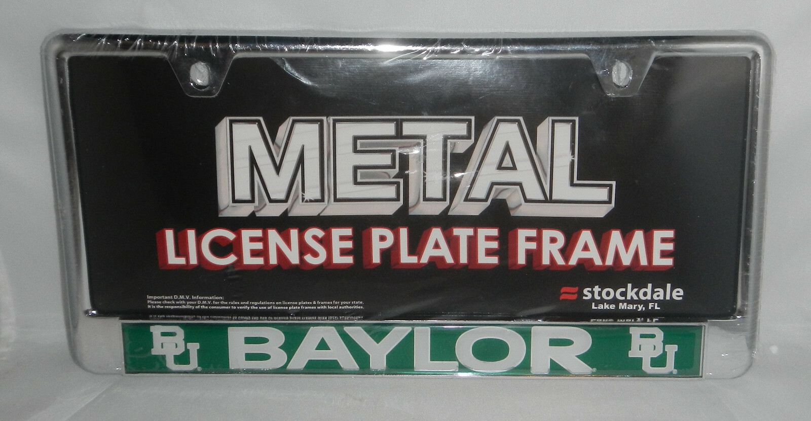 NEW Baylor University BU Bears Metal Car Auto License Plate Frame | eBay