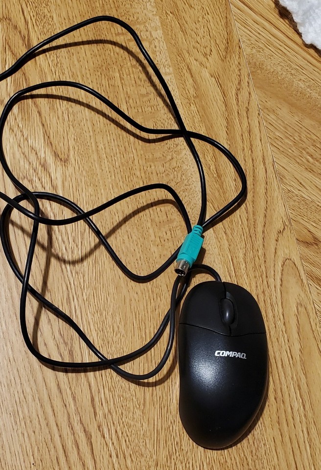 COMPAQ BALL MOUSE WITH SCROLL WHEEL AND PS/2 CONNECTOR | eBay