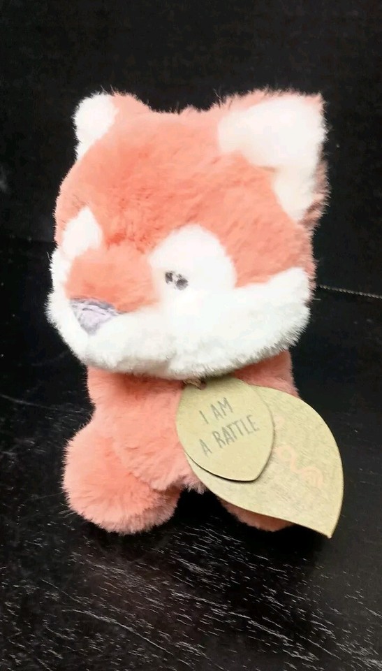 Aurora Baby Rattle Fox Plush NWT 6" | eBay