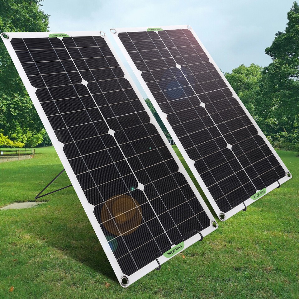Solar Panel Stand 2PCS Solar Panel Holder Steel Panel Mobile Rack ...
