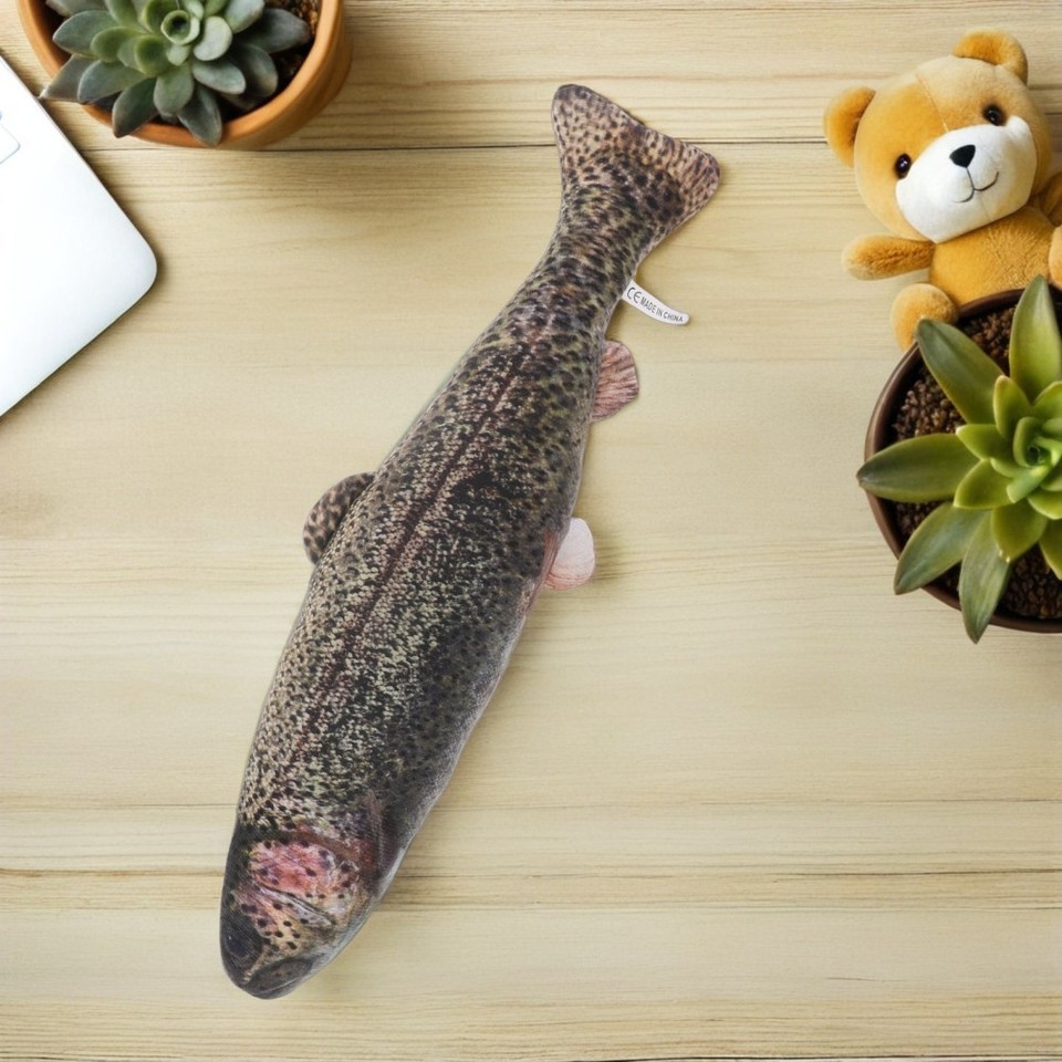 3 Fish Plush Toy Kids Cushion Decor Shaped Ocean Stuffed Animal | eBay UK