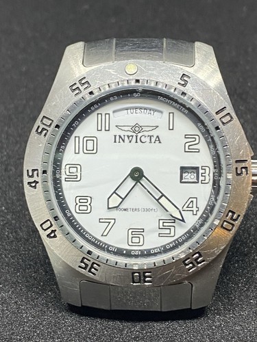 INVICTA Tritnite Night Glow watch Men's 5249W SWISS stainless white | eBay