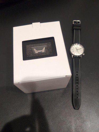 Honda S800 50th Anniversary Automatic Watch Silver Dial Black Strap | eBay