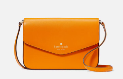 New Kate Spade Sadie Envelope Crossbody Turmeric Root | eBay