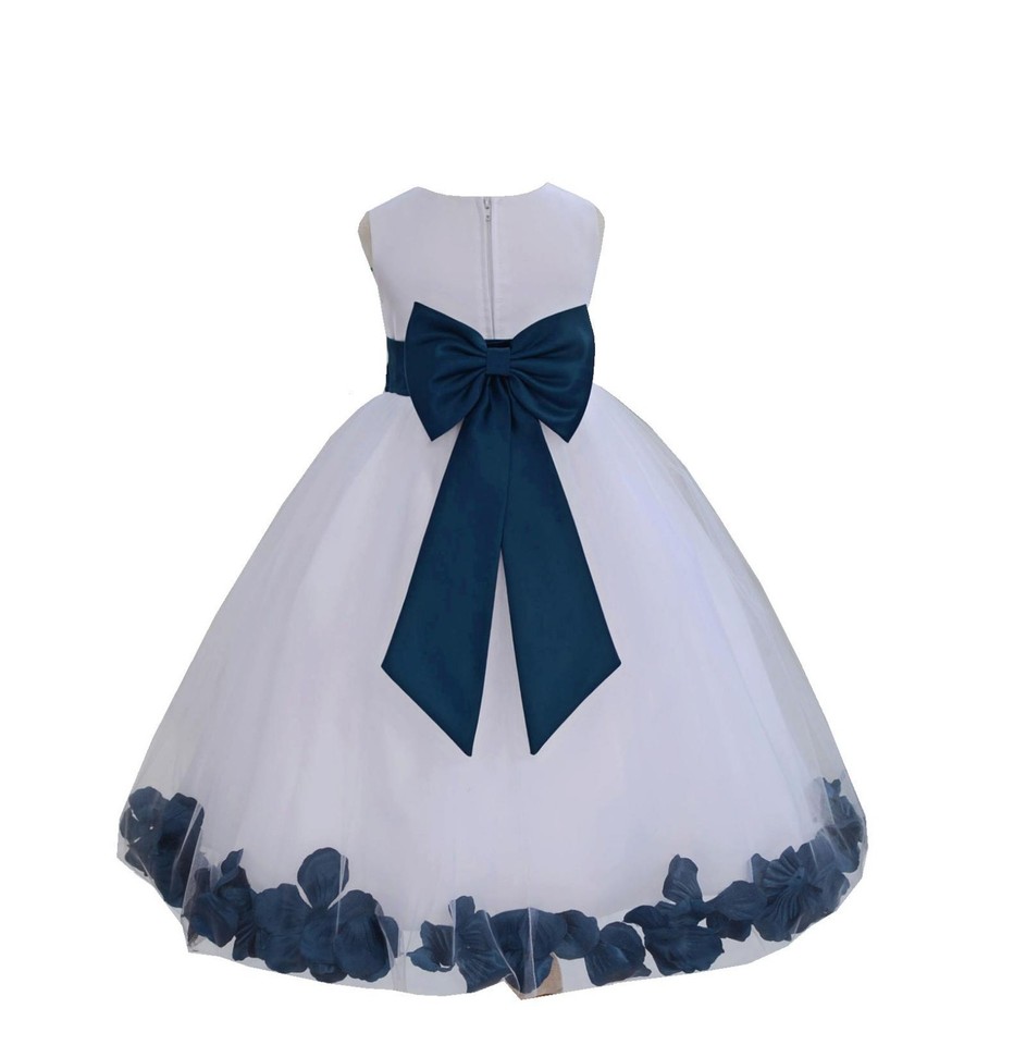 Wedding Flower Girl Dress Birthday Girl Dresses Gradation Pageant Rose ...