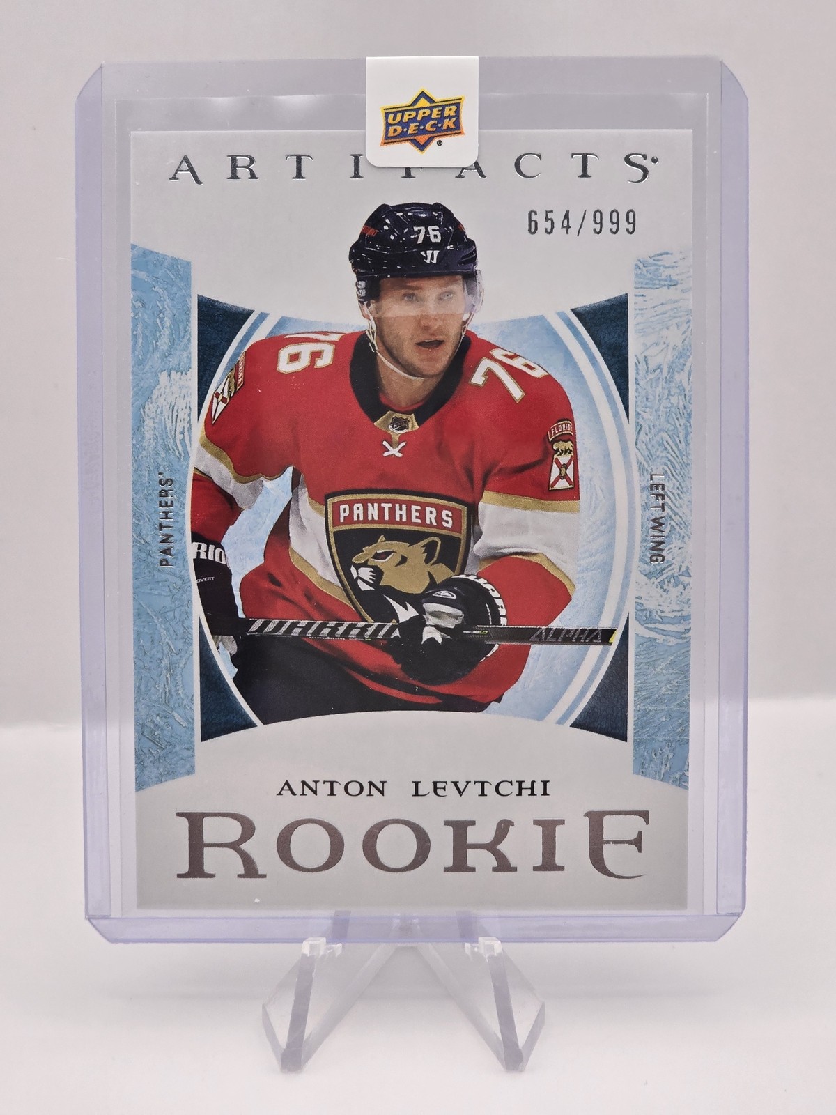 2022-23 Upper Deck Artifacts #213 Anton Levtchi Rookie Redemptions ...