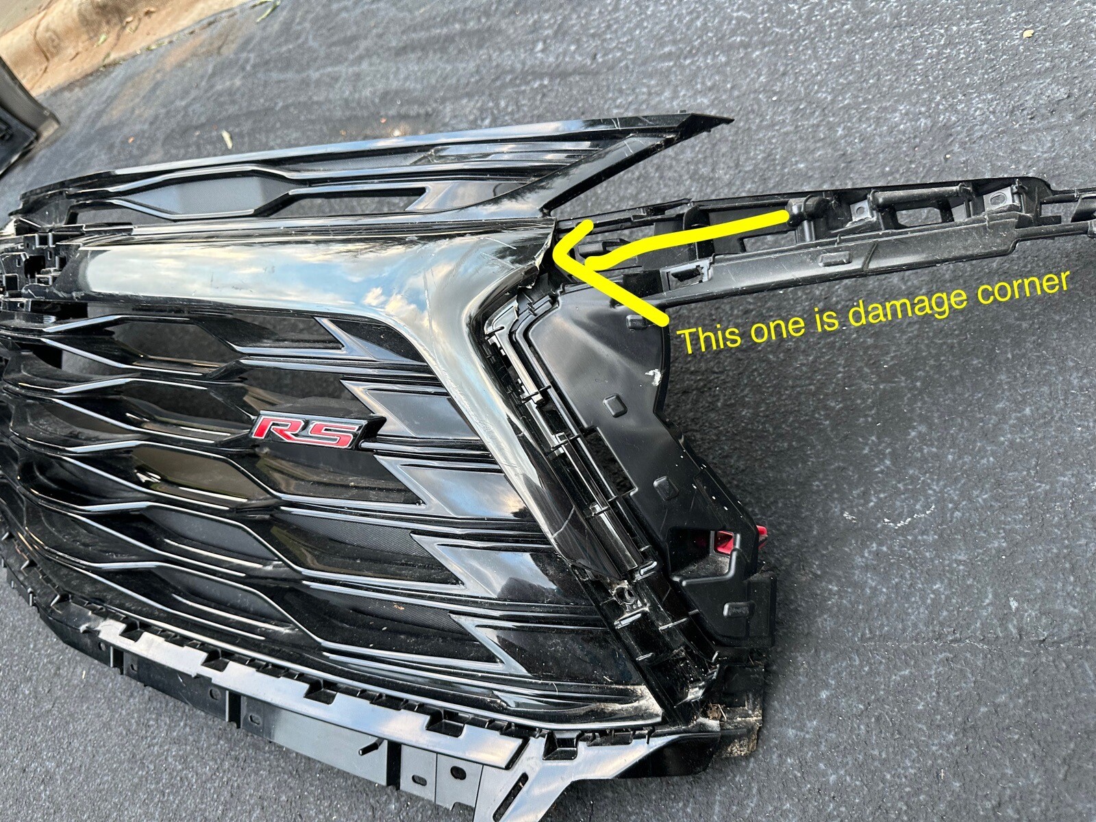 Chevrolet Blazer 2023 RS Front Bumper Upper Grill Oem 42727490 | eBay