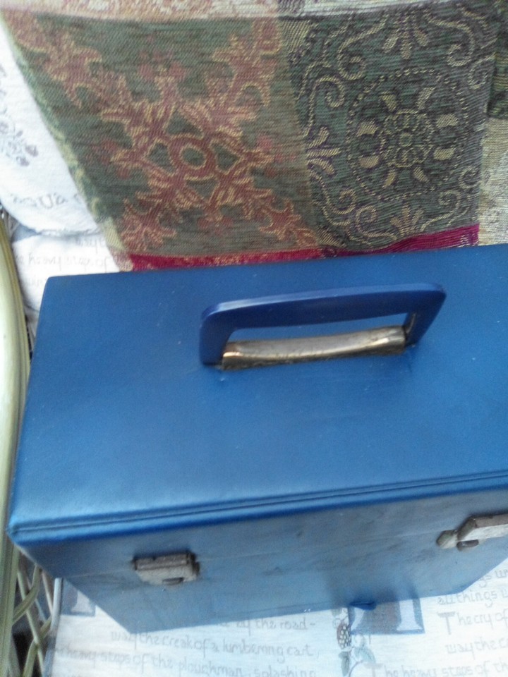 Vintage Record Case Storage Box Carry Handle 12 Inch Vinyl LP Album ...