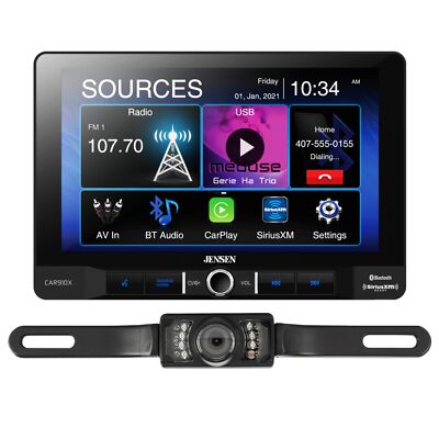 Jensen CAR910X Digital Multimedia Receiver + License Plate Backup ...