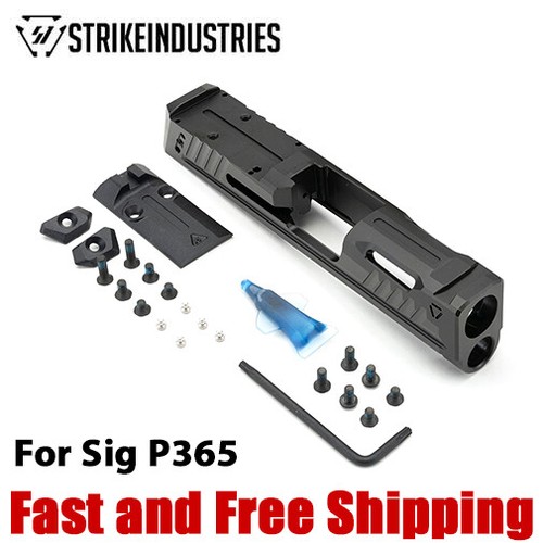 Strike Industries Slide for SIG SAUER P365 w/ Optic Cut & Cover Plate ...
