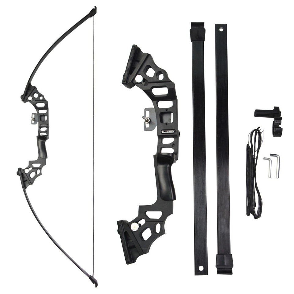 Bowfishing Kit 40lbs Recurve Bow Hunting Fishing Arrow Reel Archery ...