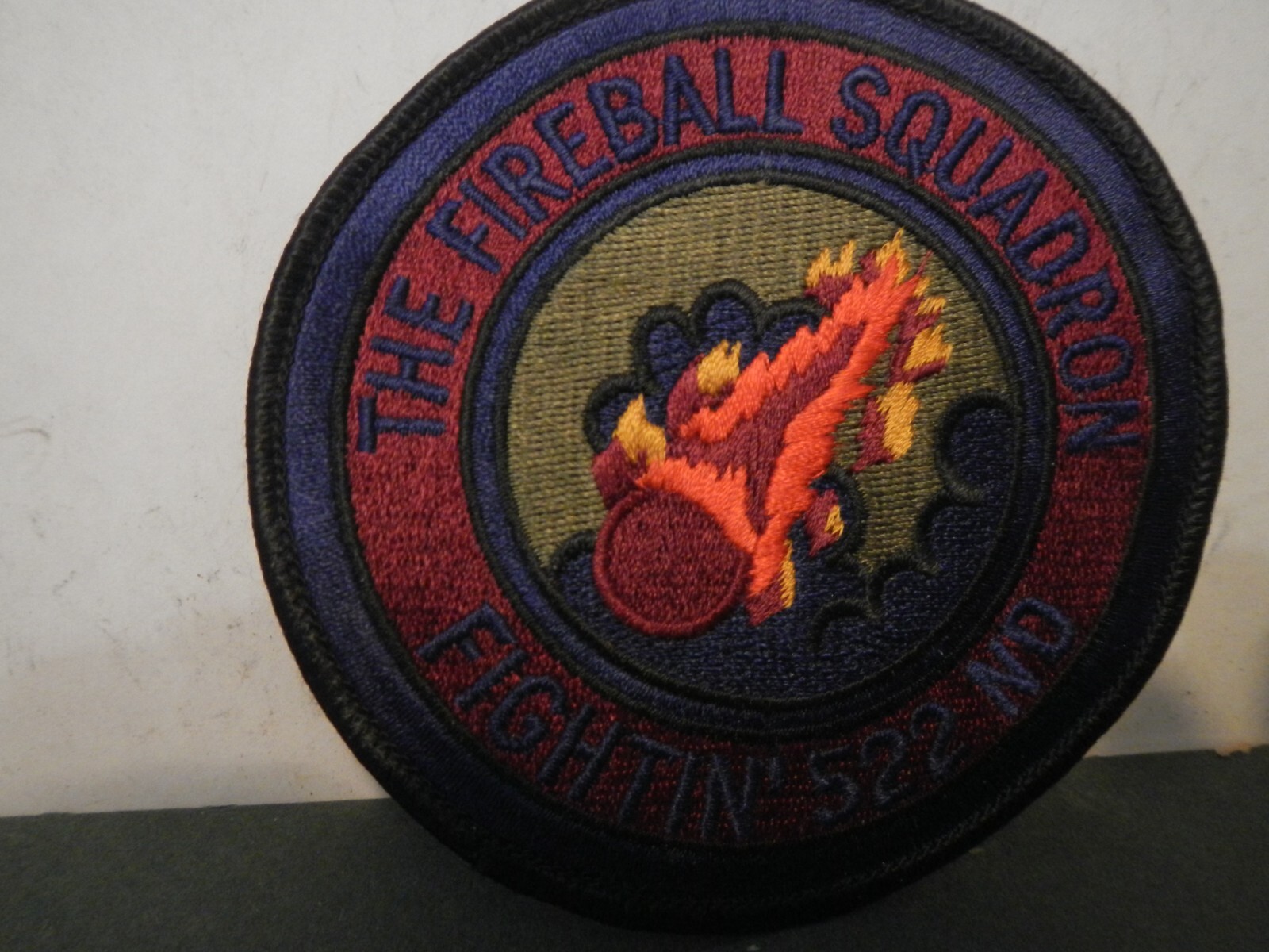 THE FIREBALL SQUADRON FIGHTIN 522 ND MILITARY Patch # 116 MINT | eBay