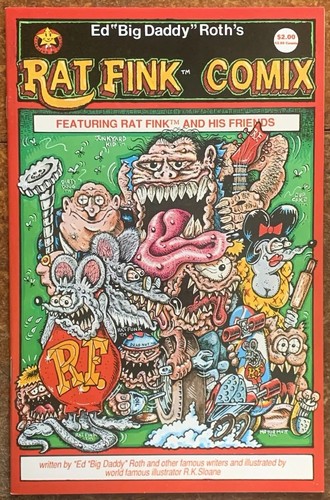 Ed BIG DADDY Roth RAT FINK COMIX #1 1987 1st Print Rare Underground R.K ...