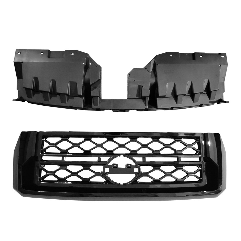 Front Upper Grille Grill Black Painted For 2022-2024 Nissan Frontier ...