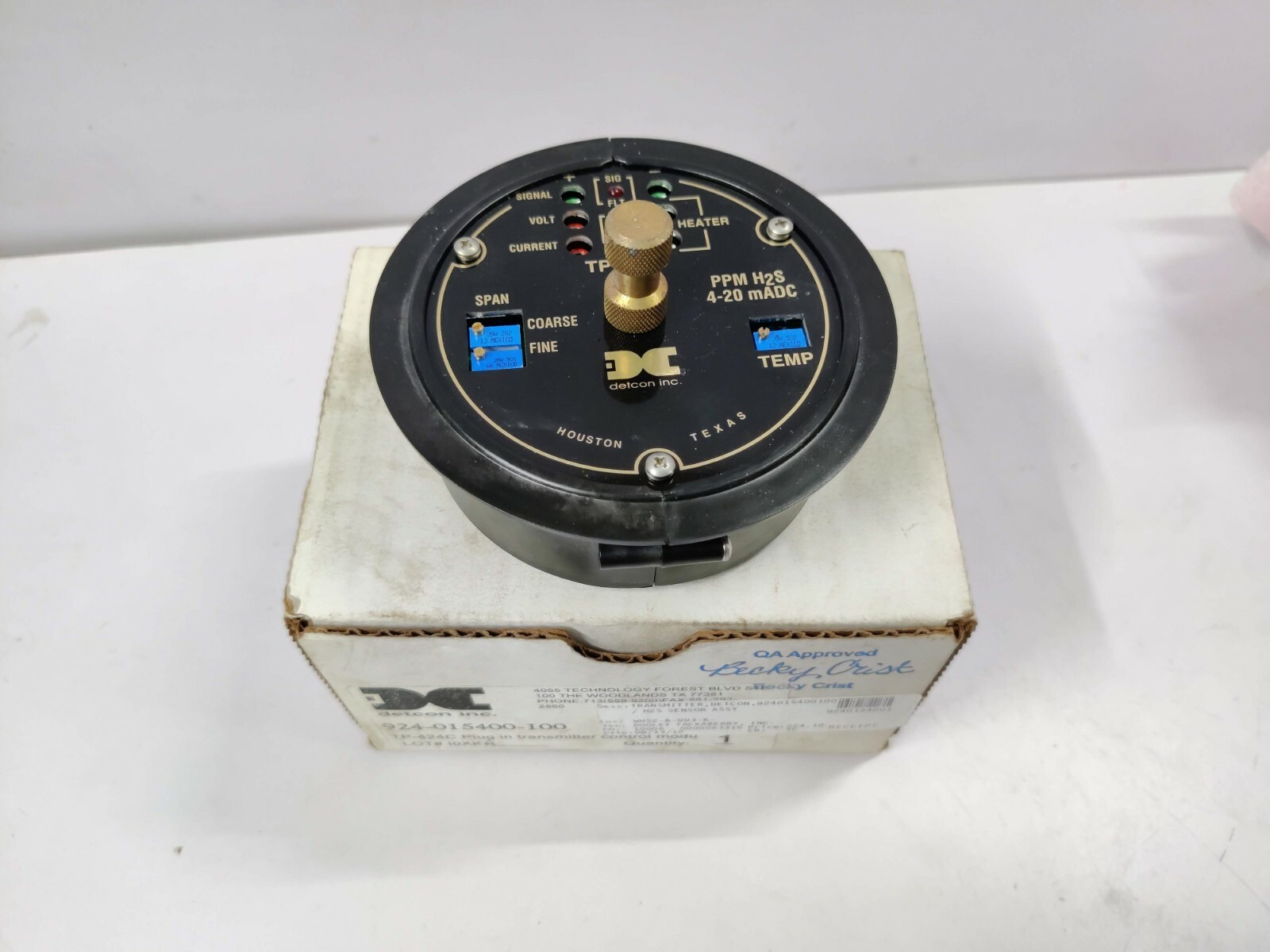 Detcon Inc (DC) TP-424C Plug in Transmitter Control Module | eBay