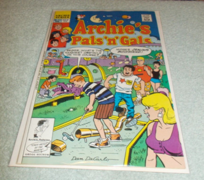ARCHIE'S PALS 'N' GALS # 217 GD+ ARCHIE COMICS 1990 SEXY SPORTS BRA ...