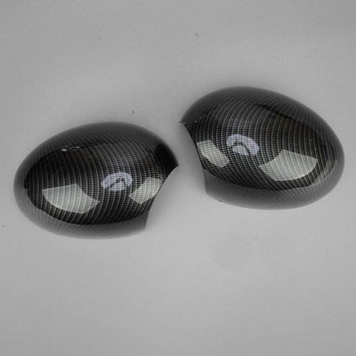 Carbon Fiber Style Side Mirror Cover Cap Fit for BMW Mini R56 R57 fr ...